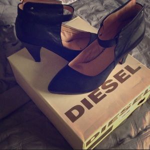 Diesel Shoes | Nib New Brown Strappy Heels Sz 6 | Poshmark